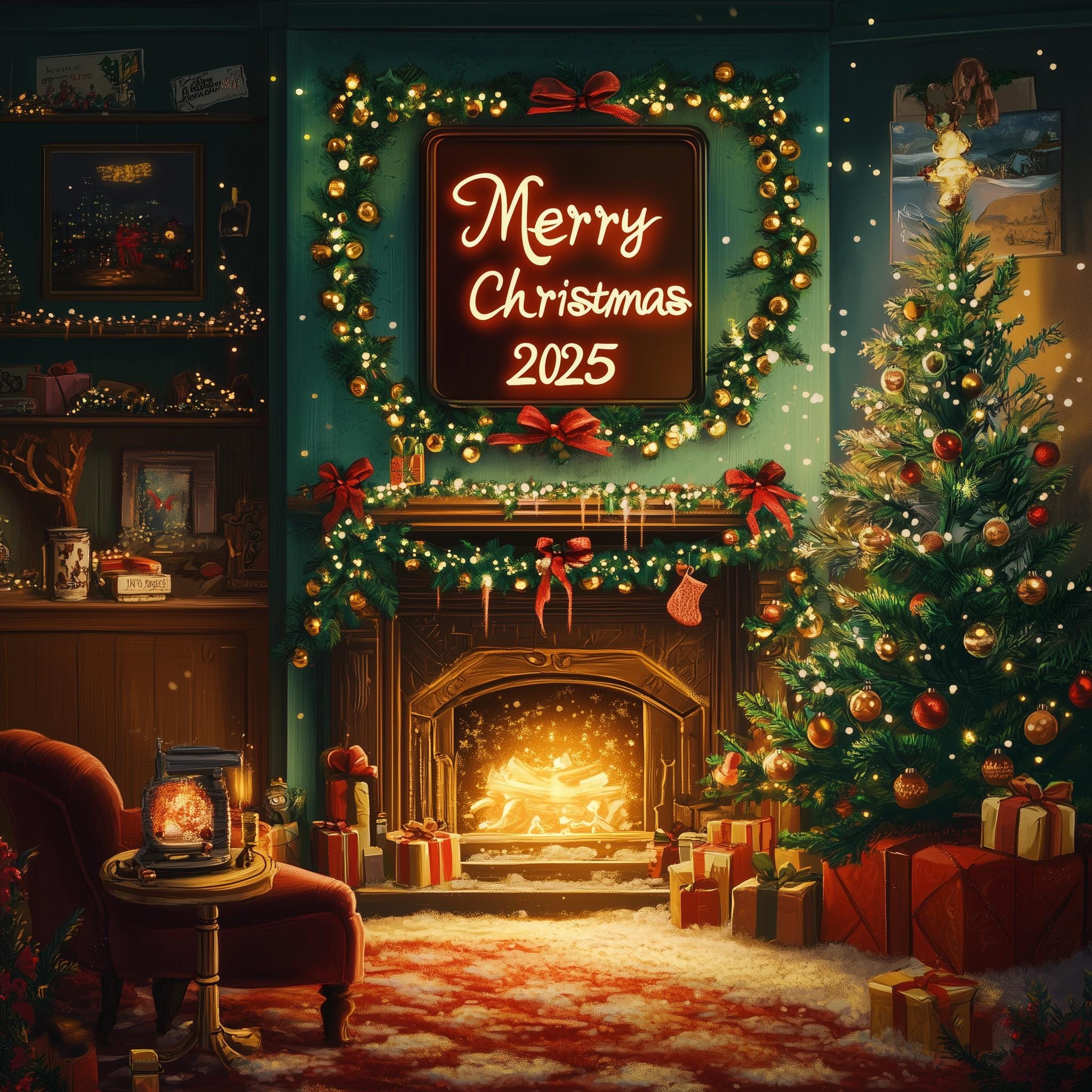 The Digital Image Merry Christmas 2025 Represents the Beginning of the ...