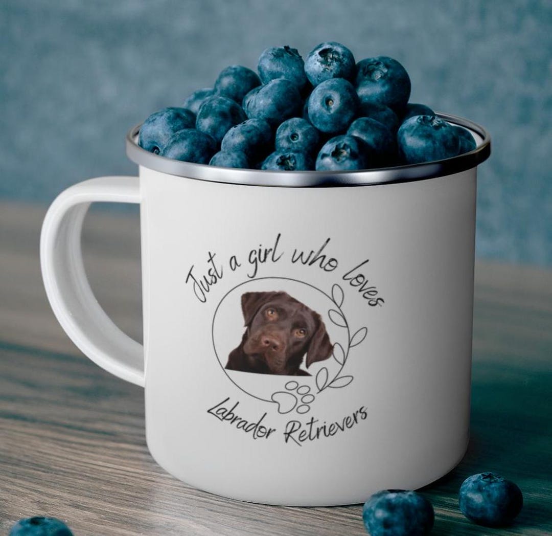 Labrador Retriever Cute Dog Breeds Illustrated Cup Canine Friends Mug ...