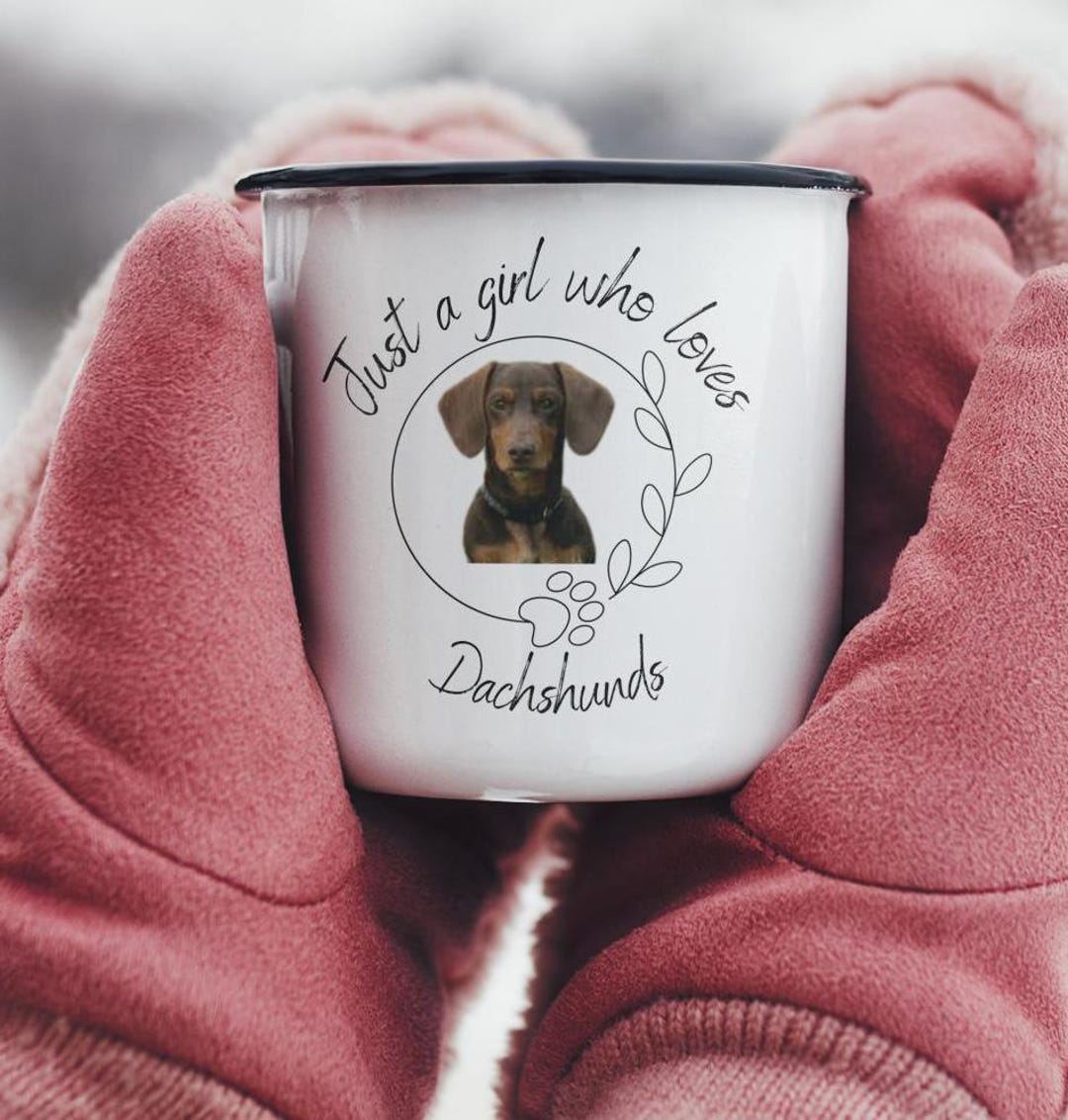 Dachshund Cute Dog Breeds Illustrated Cup Canine Friends Mug Animal ...