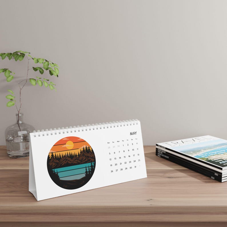 Desk 2025 Calender Family Planner Monthly Weekly Calendar Illustration ...