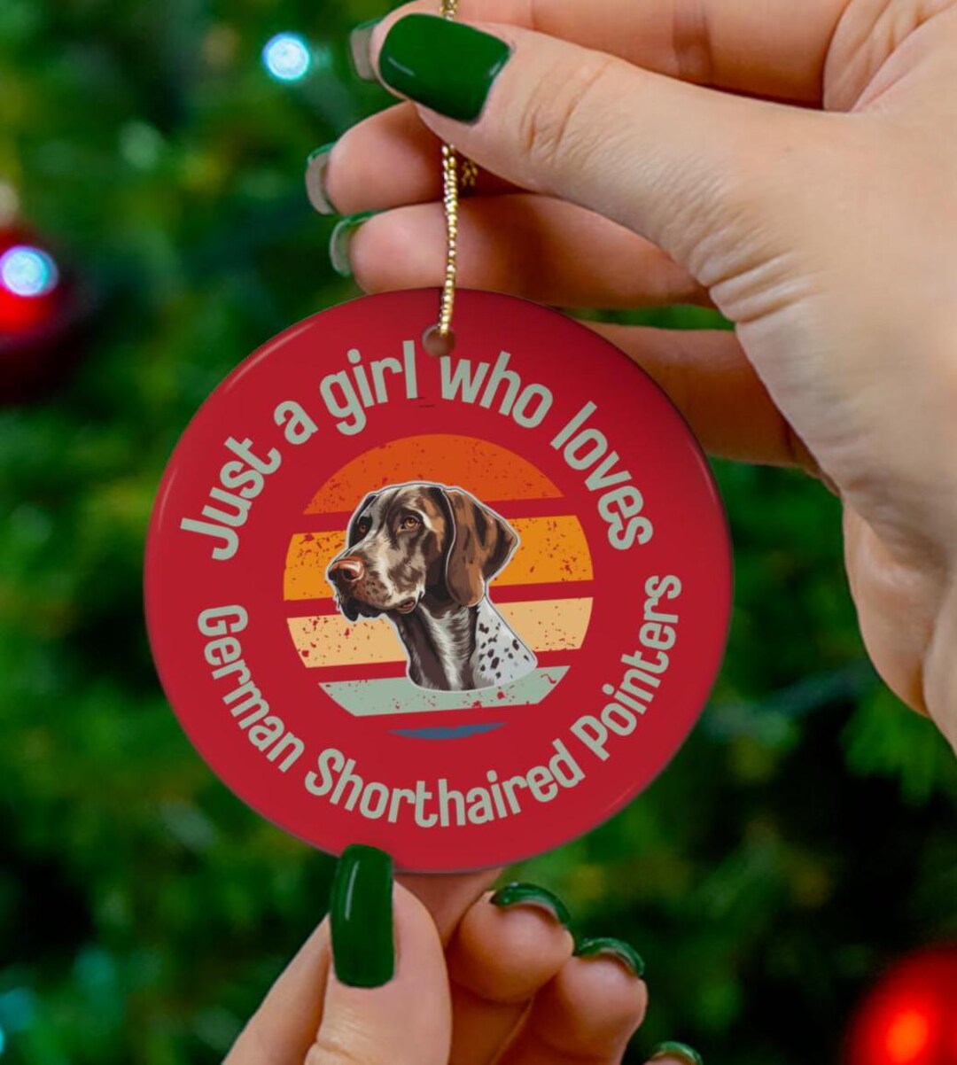 German Shorthaired Pointer Ornament: Dog Lover Gift - Etsy