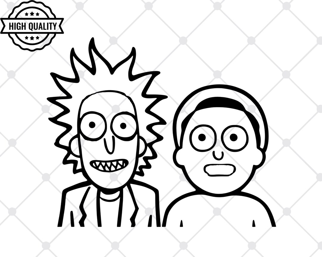 Unique Mortyy Shirt Design and Poster Art - High-quality Vector Files ...