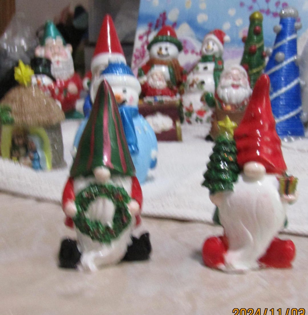 Handmade Ceramic Christmas Gnomes - Etsy