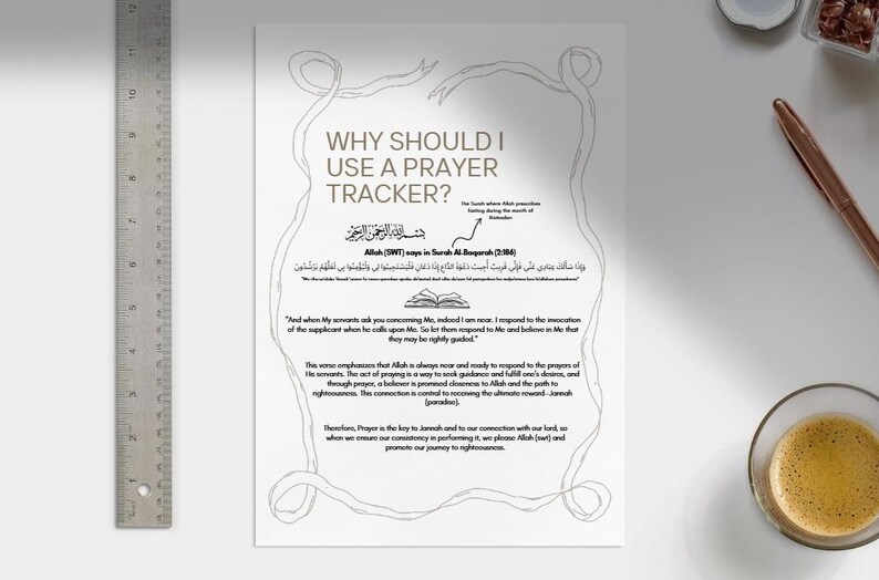 Printable 30 Day Ramadan Praying Tracker/ Salah Tracker/ Log in Prayers ...