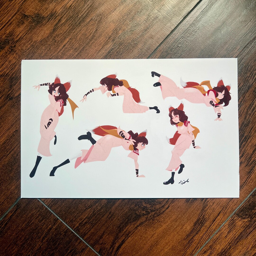 Katyusha the Dream Titan - Movement - Art Print - 5.7"x10" - Etsy