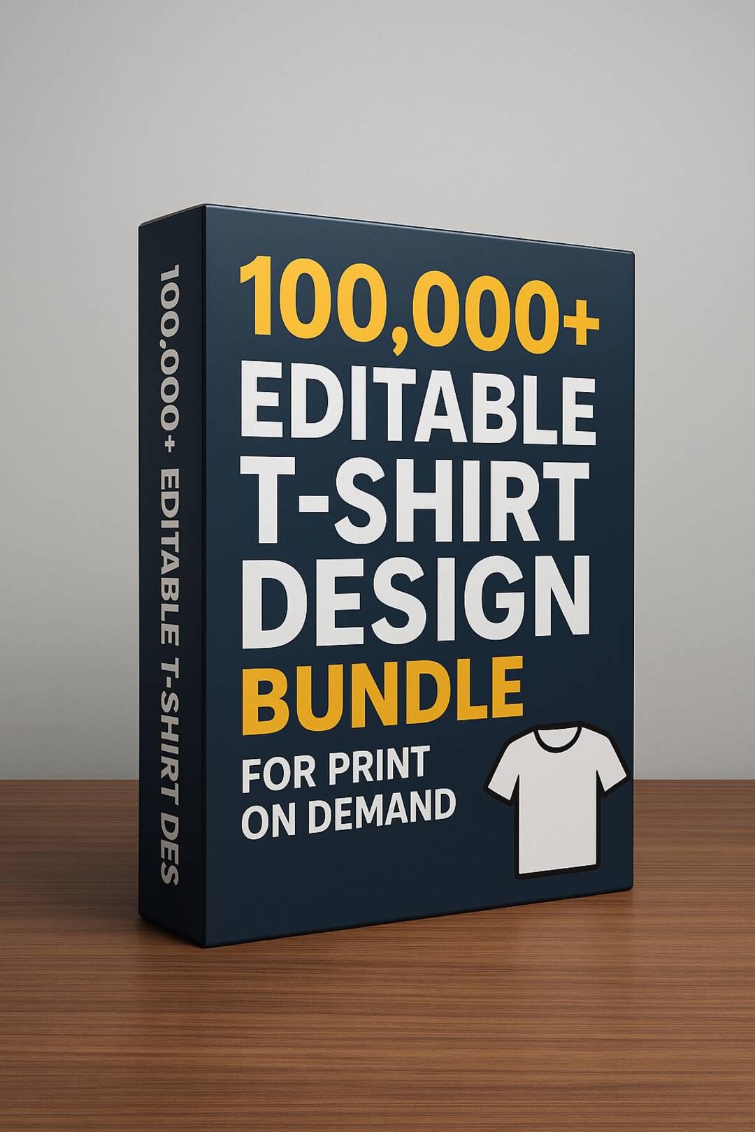 100K Editable T-shirt Designs Bundle | POD Graphics Mega Pack (instant ...