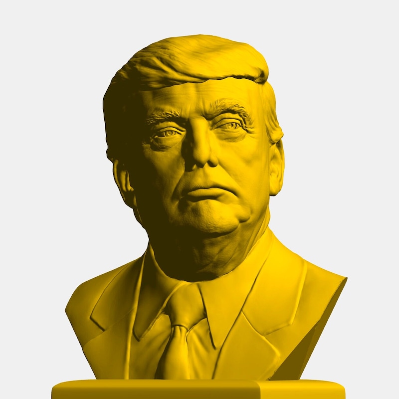 Trump 3d Print Files - Etsy