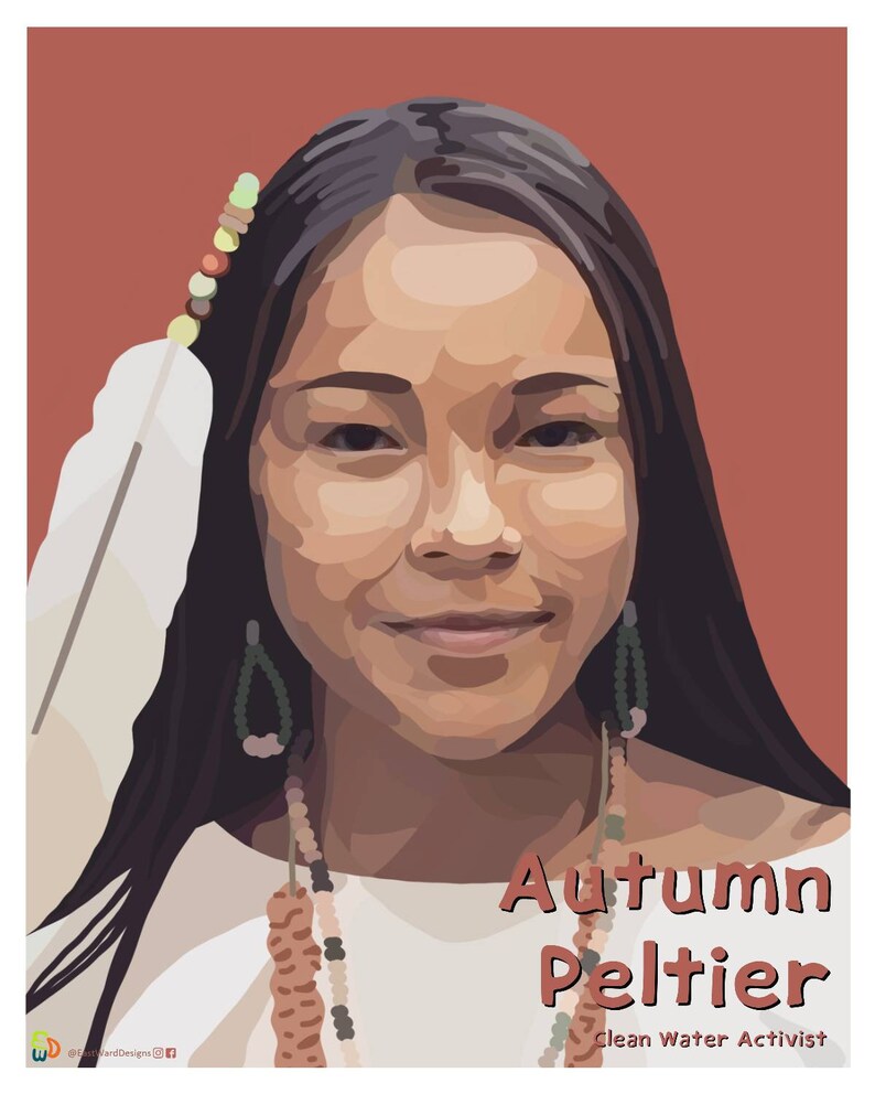 Autumn Peltier Environmentalist Water Warrior Inspirational - Etsy