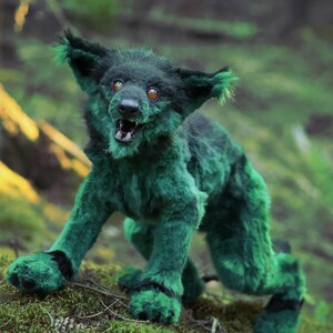 Cú Sith Artdoll, Fairy Dog, Puppy, Scottish Mythical Creature - Etsy