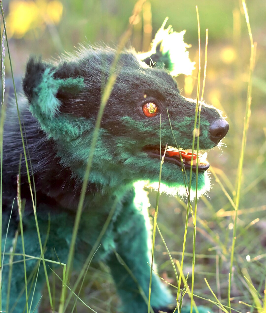 Cú Sith Artdoll, Fairy Dog, Puppy, Scottish Mythical Creature - Etsy