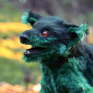 Cú Sith Artdoll, Fairy Dog, Puppy, Scottish Mythical Creature - Etsy