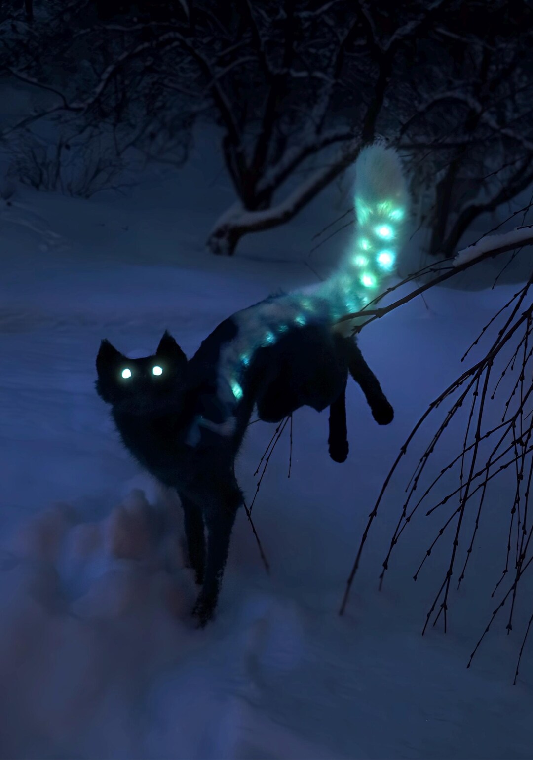 Firefox Art Doll, Fantasy Artdoll, Fox Art, Northern Lights, Aurora ...