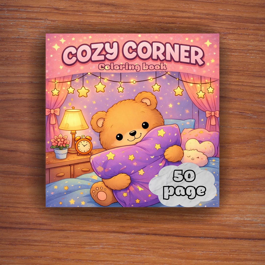 Animal Coloring Book – 50 Cozy Printable Pages (PDF Download) - Etsy