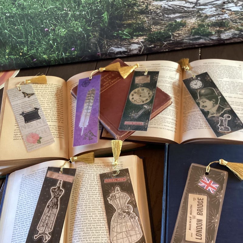 Victorian Bookmarks - Etsy