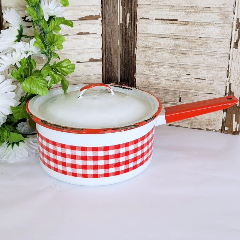 Enamelware Pot - Etsy