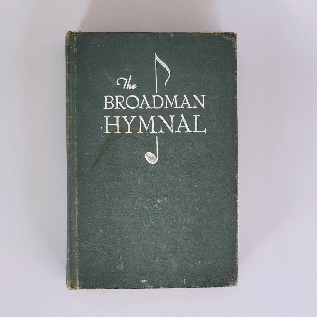 1940 Broadman Hymnal - Shaped Notes - Much Loved and Used - Etsy