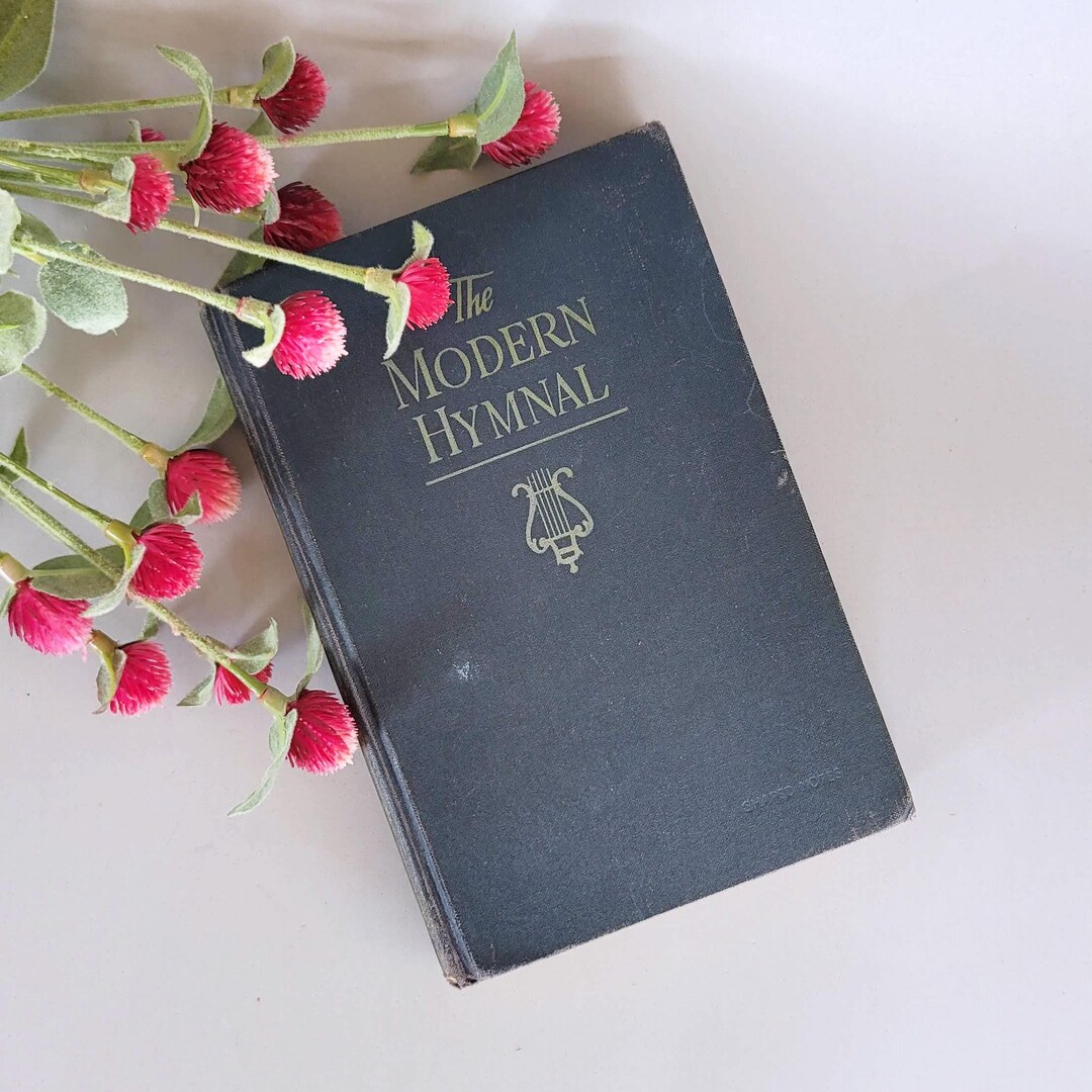 Vintage the Modern Hymnal Shape Notes Yellowed Pages - Etsy