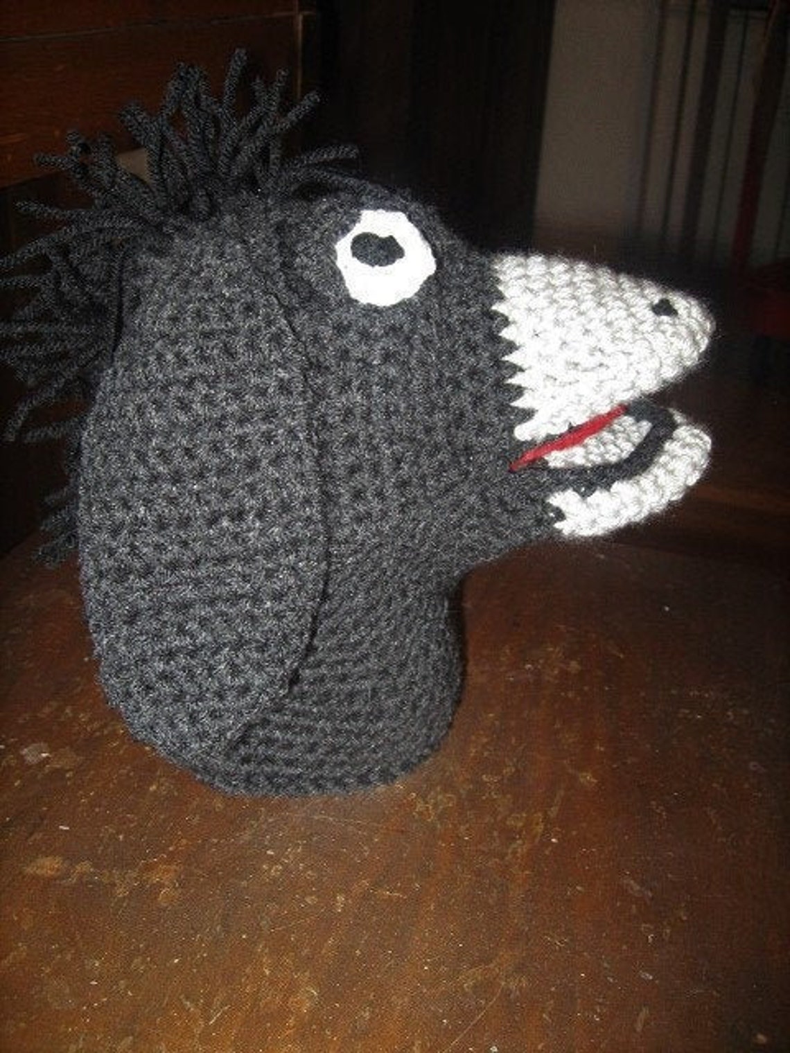 Crochet Donkey Hand Puppet - Etsy