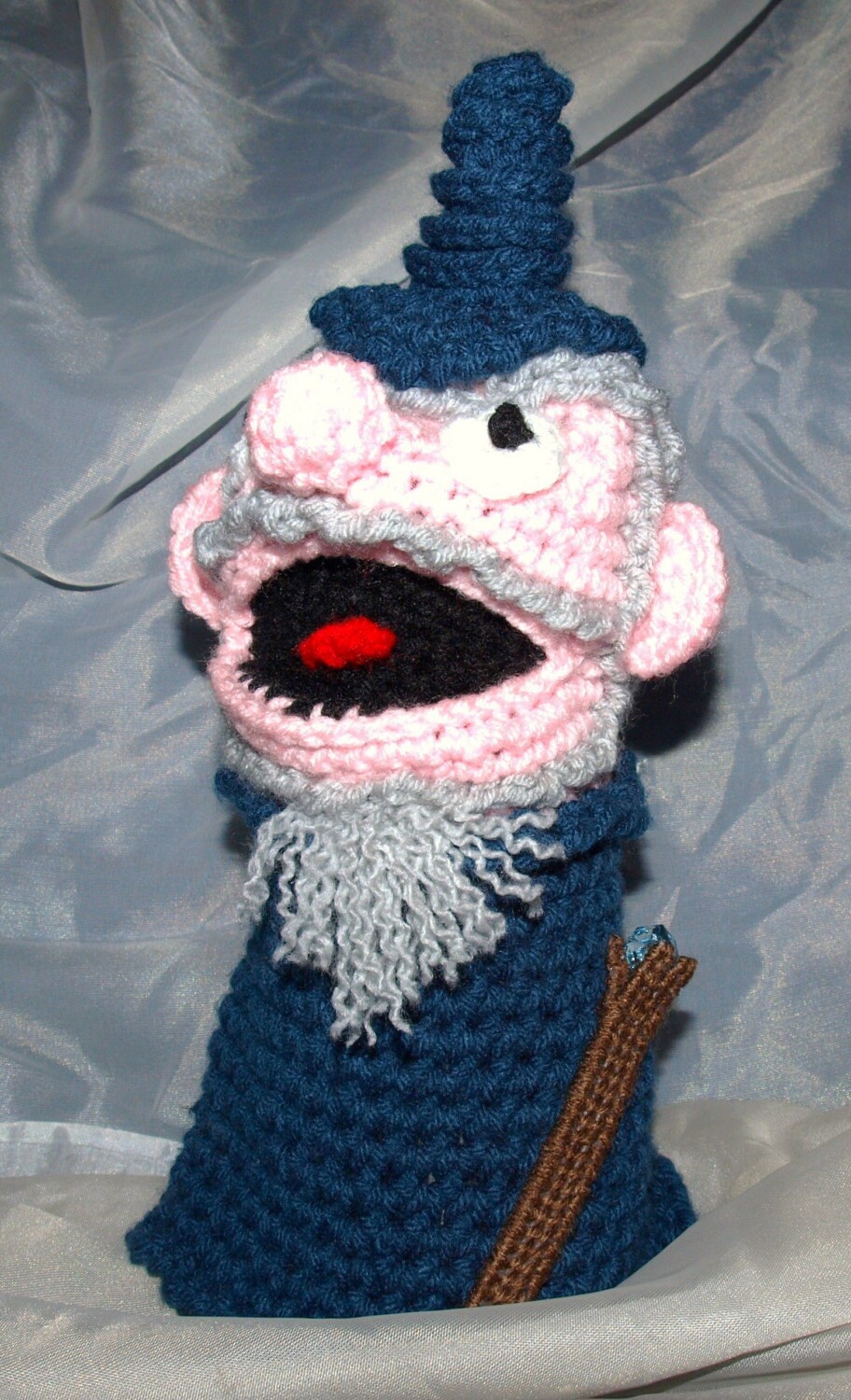 Crochet Wizard Hand Puppet - Etsy