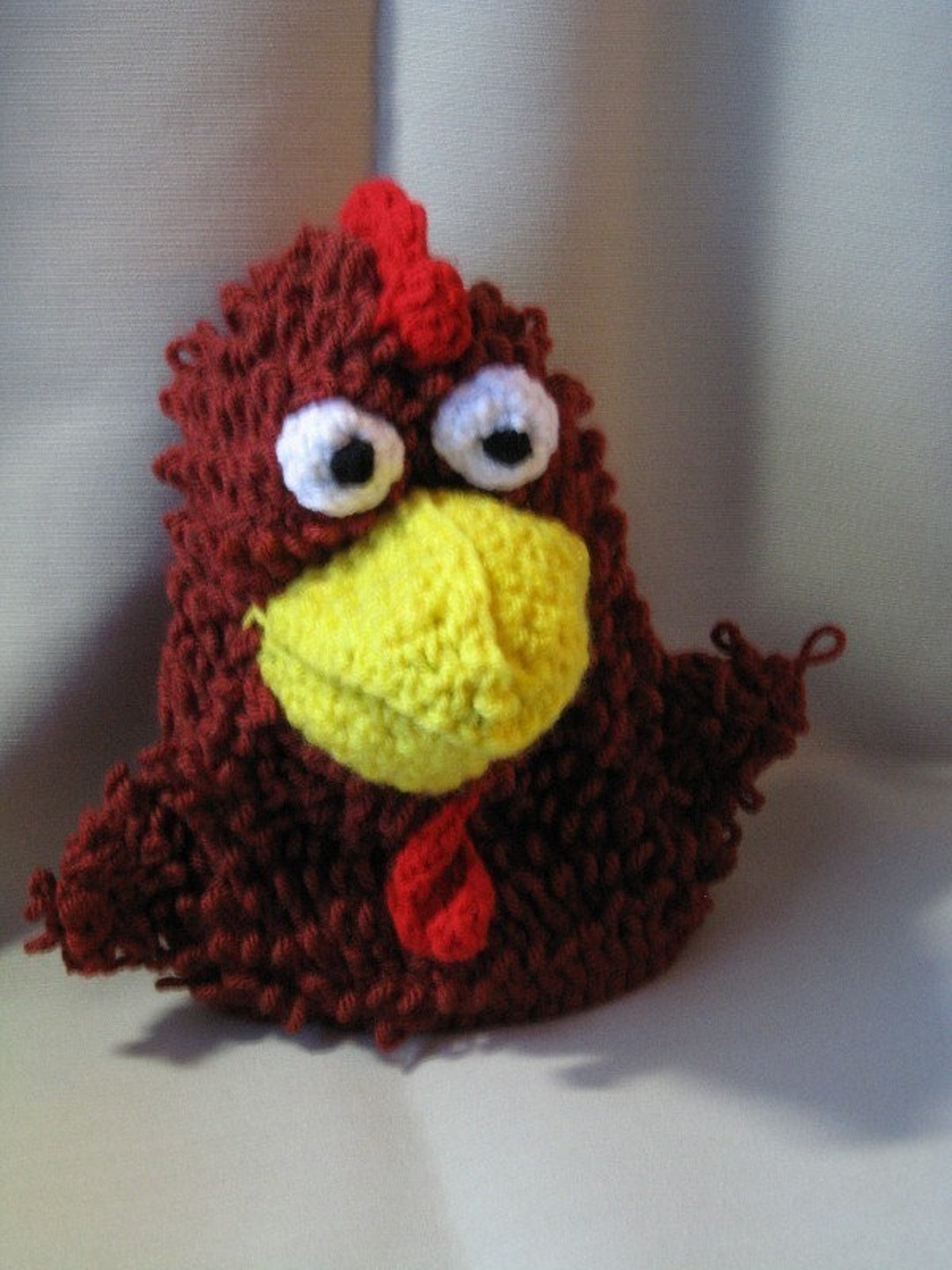 Crochet Little Red Hen or Henny Penny Puppet - Etsy