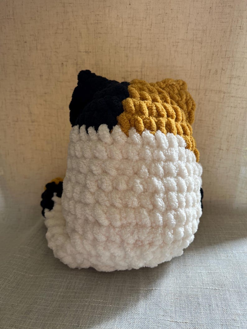 Chonky Floof Cat Crochet Amigurumi | Cute Stuffed Cat Plush | Handmade ...