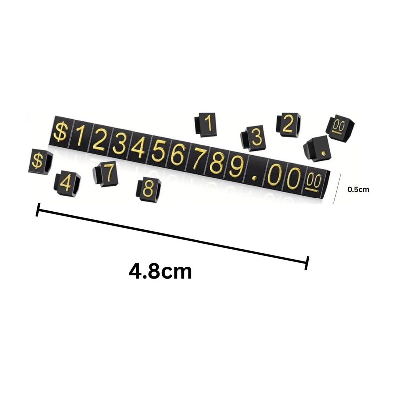 Adjustable Price Display Cubes: Jewelry Display (4 Set per Pack） - Etsy