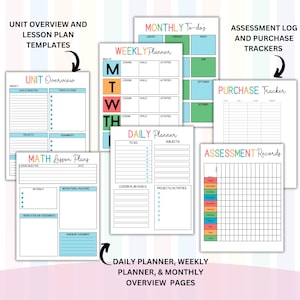 Homeschool Planner Printable, Home School Teacher, Homeschool Printable ...