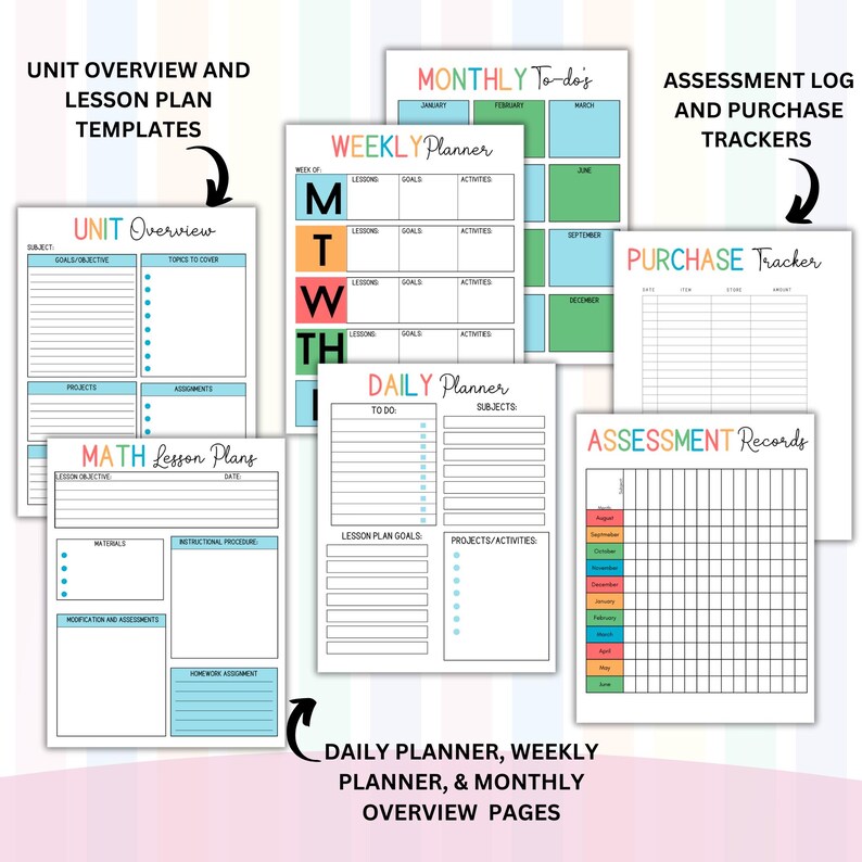 Homeschool Planner Printable, Home School Teacher, Homeschool Printable ...