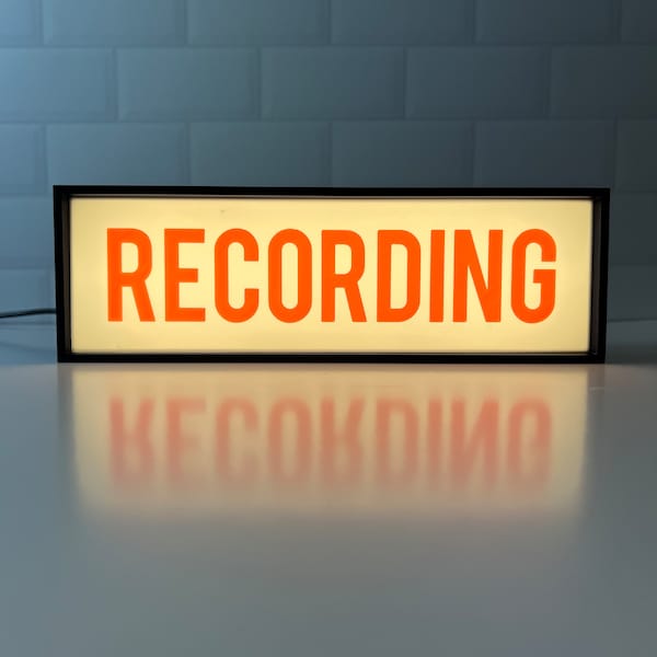 Recording Light - Etsy