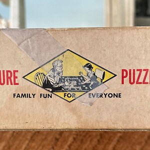 Vintage 1950's Warren Built Rite Puzzle 1000 Piece Picture Puzzle Taos ...