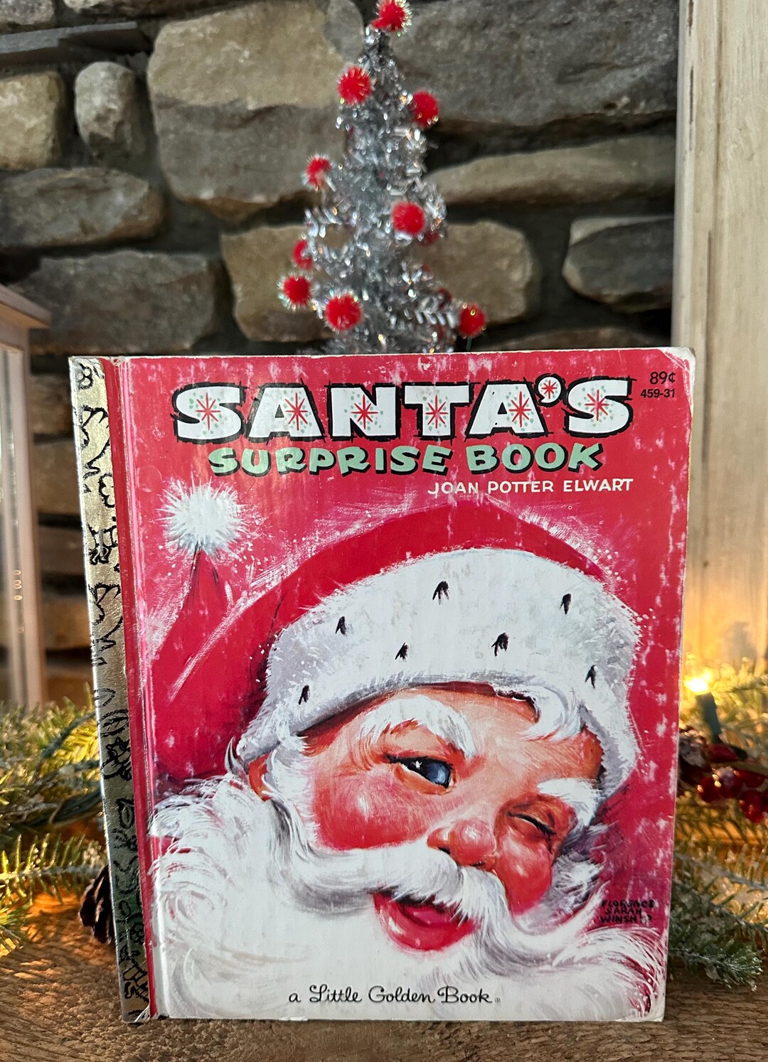 Vintage Little Golden Book "santa's Surprise Book" by Joan Potter ...