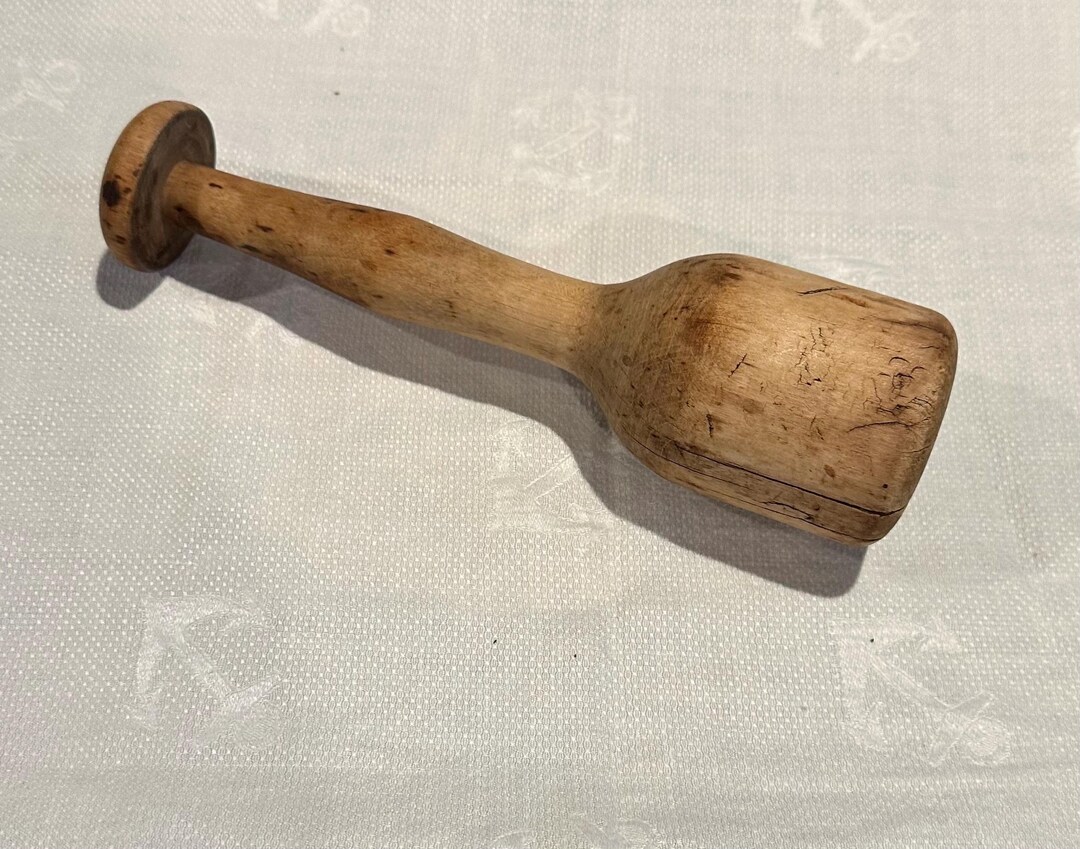 Antique Primitive Wooden Potato / Food Masher / Wooden Pestle - Etsy