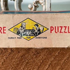Vintage 1950's Warren Built Rite Puzzle 1000 Piece Picture Puzzle Taos ...