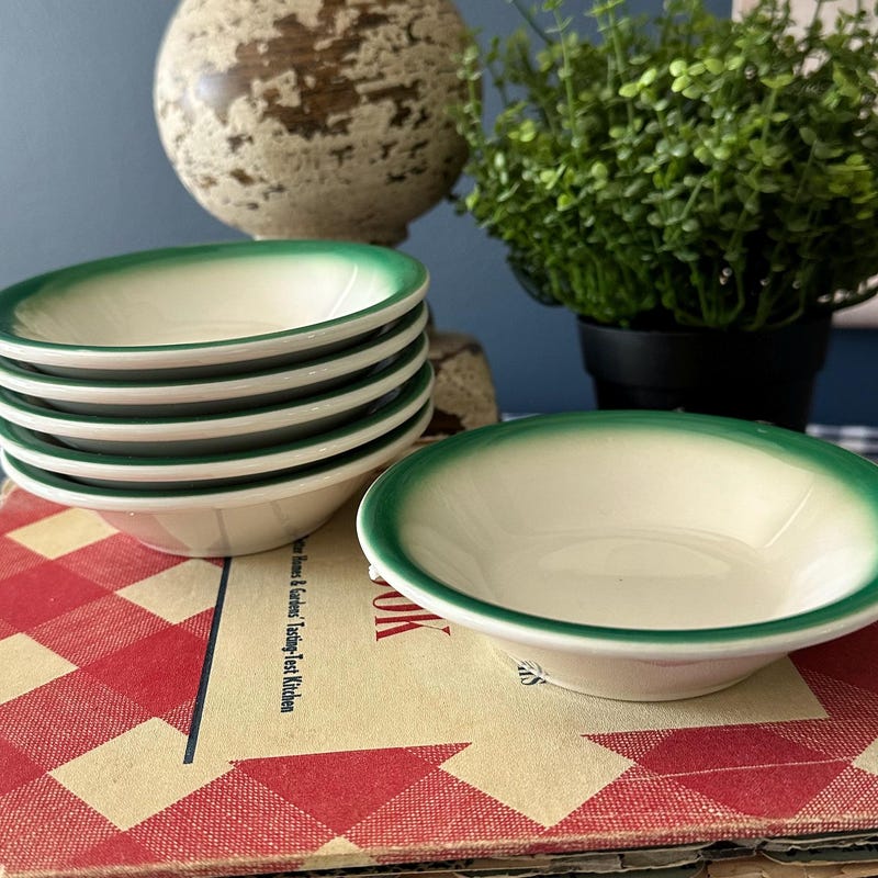 Vintage Buffalo China Green - Etsy