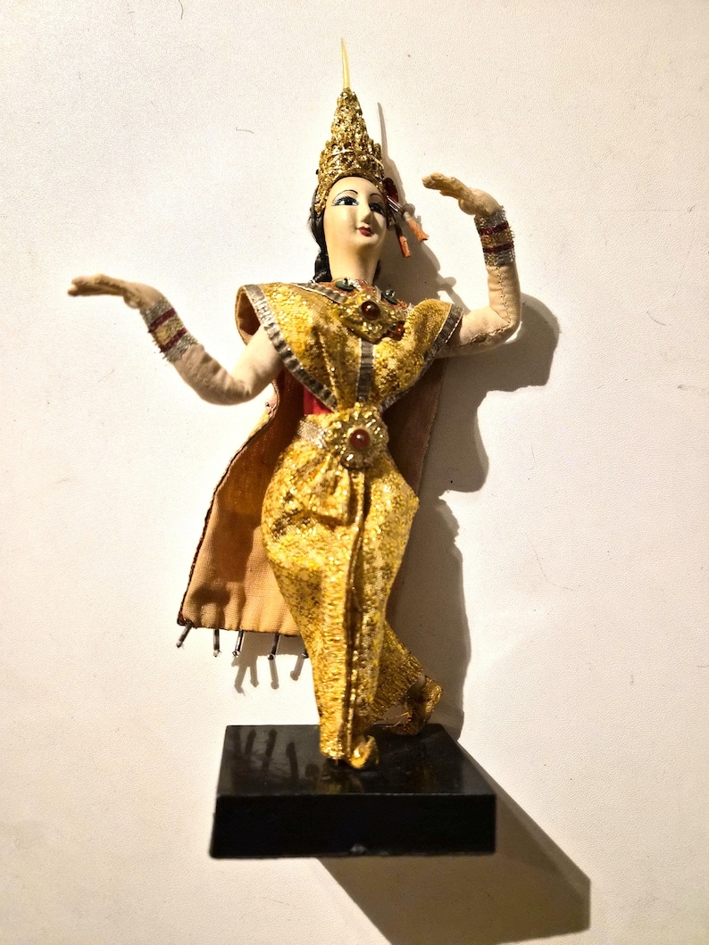 Thai Traditional Dancer Doll - Singapore 1978 - Etsy