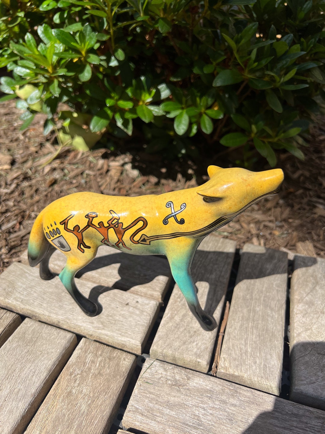 Primal Visions Porcelain Wolf Figurine - 2005 - CLAN - Etsy