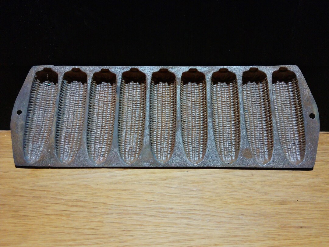 Heavy Duty Cast Iron Cornbread Baking Pan 9 Stick Corn Cob Mold - Etsy