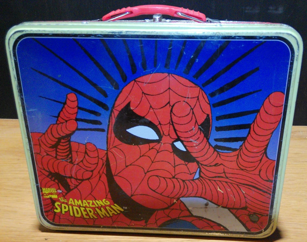 The Amazing Spiderman Metal Lunch Box - Etsy