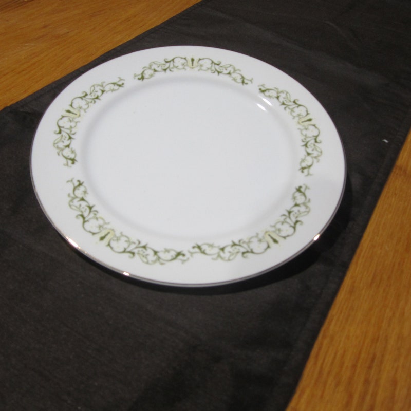 Yellow Bone China Plate - Etsy