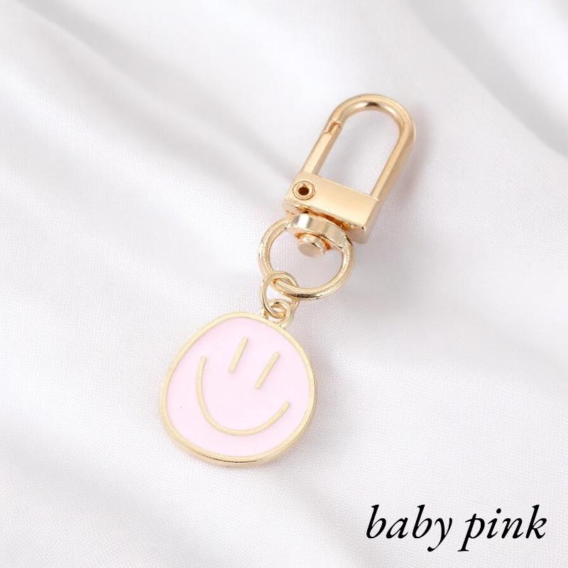 Smiley Face Metal Keychain | Happy Face Bag Accessories for Women ...