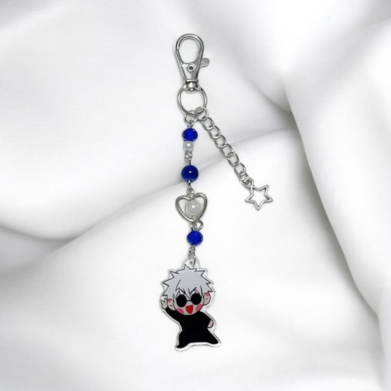 Handmade Gojo & Geto Keychain - Y2K Original Design, Unique Anime ...