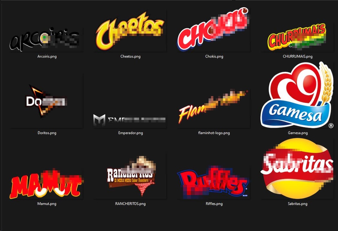 13 PNG Logos With Transparency for Wrappers and Chip Bags of Mexican ...