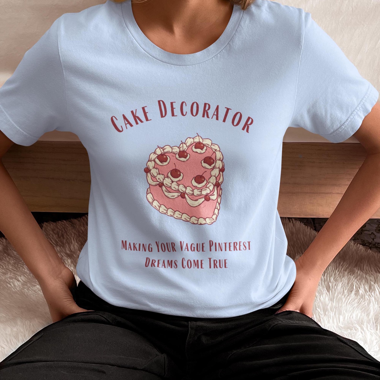 Funny Cake Decorator T-shirt - Baking Gift for Bakers & Cake Artists ...