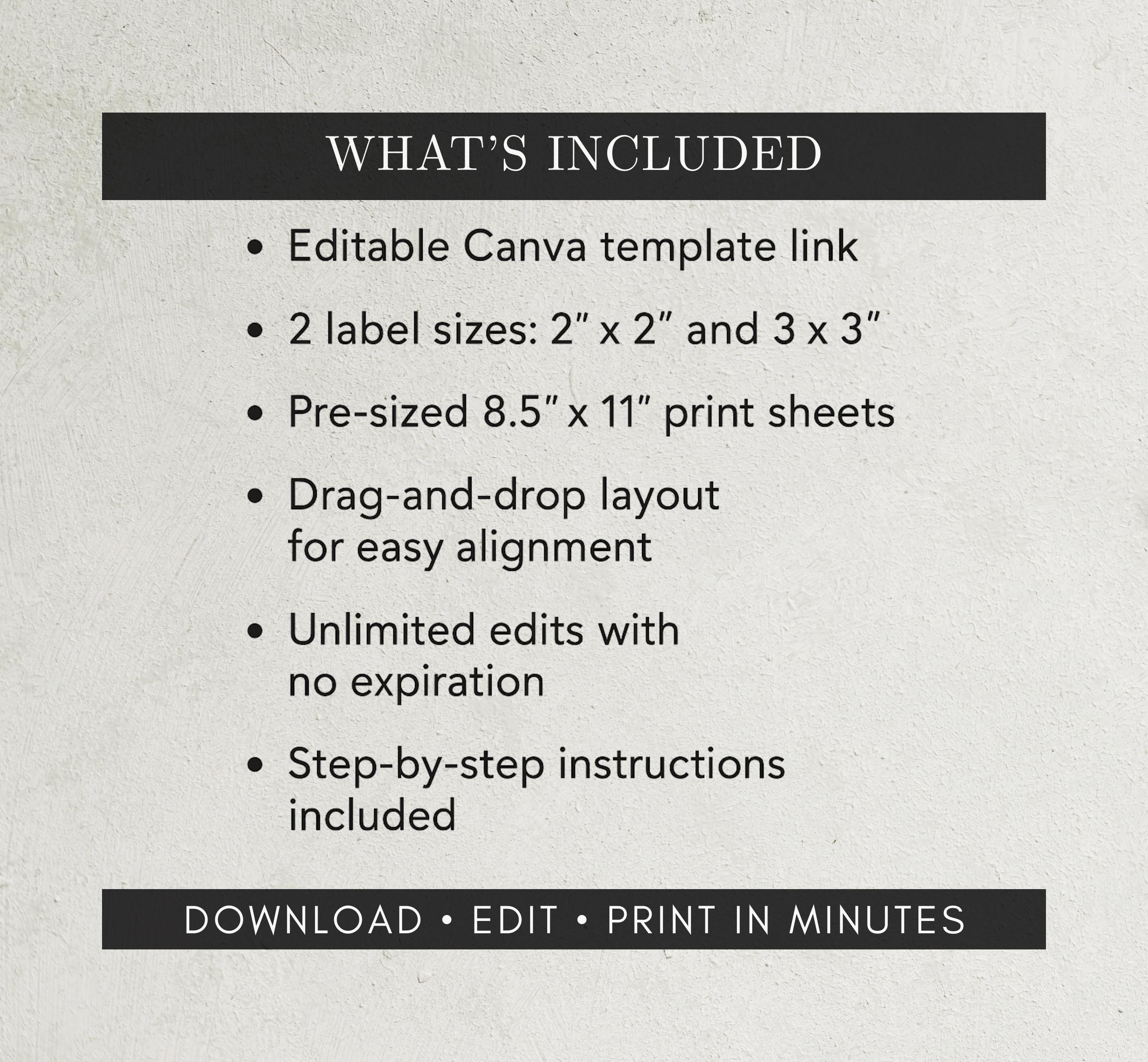 Editable Cottage Food Label Template, Printable Bakery Labels for Home ...
