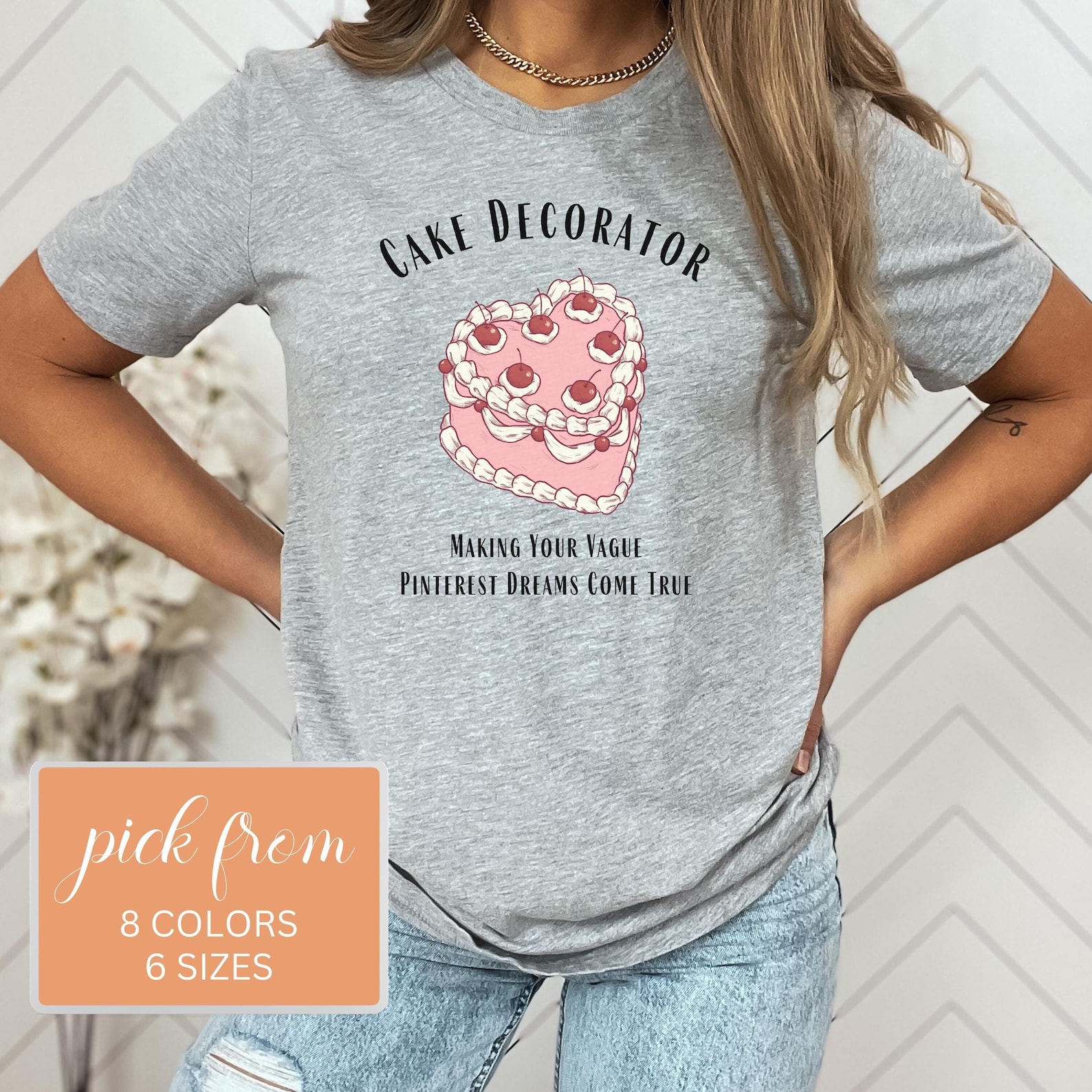 Funny Cake Decorator T-shirt - Baking Gift for Bakers & Cake Artists ...