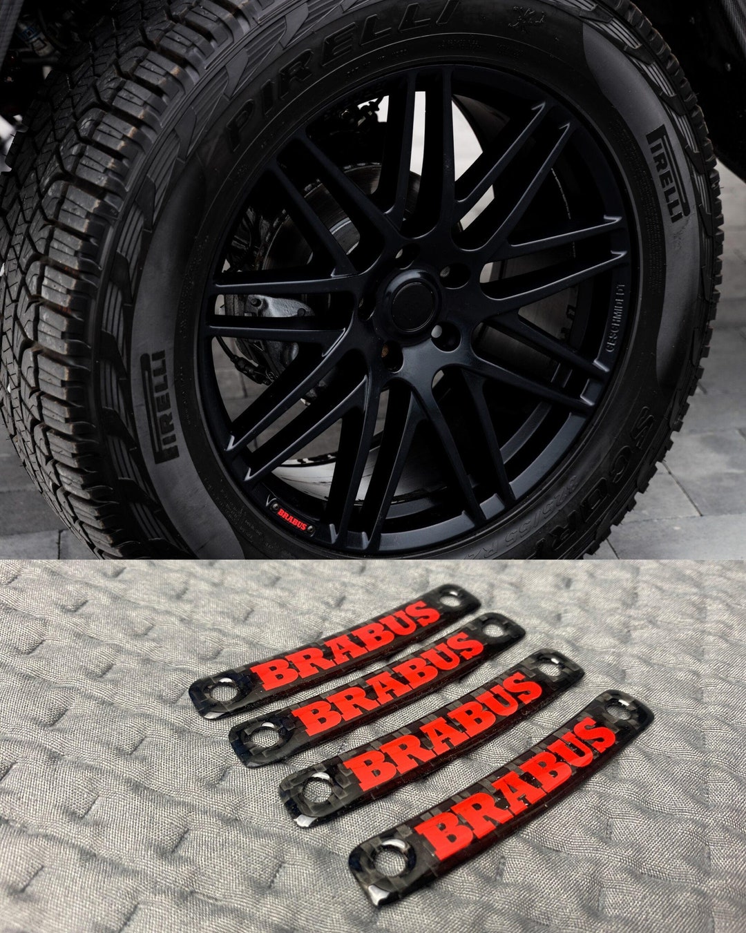 Brabus Wheels Carbon Rim Emblem Monoblock F Monoblock Y G Wagon W463 ...