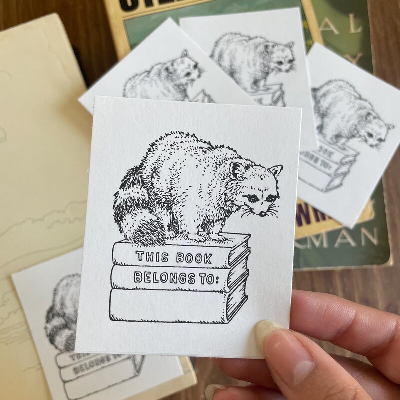 Book Plate - Etsy