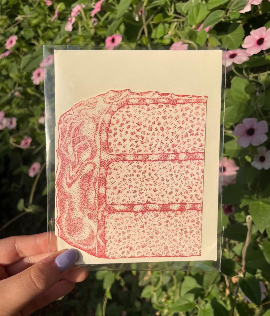 Cake Slice Card | Birthday Card | Handmade | Personalized - Etsy