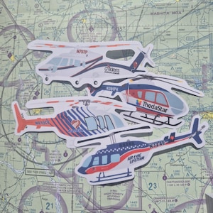 Custom Helicopter Sticker - Etsy