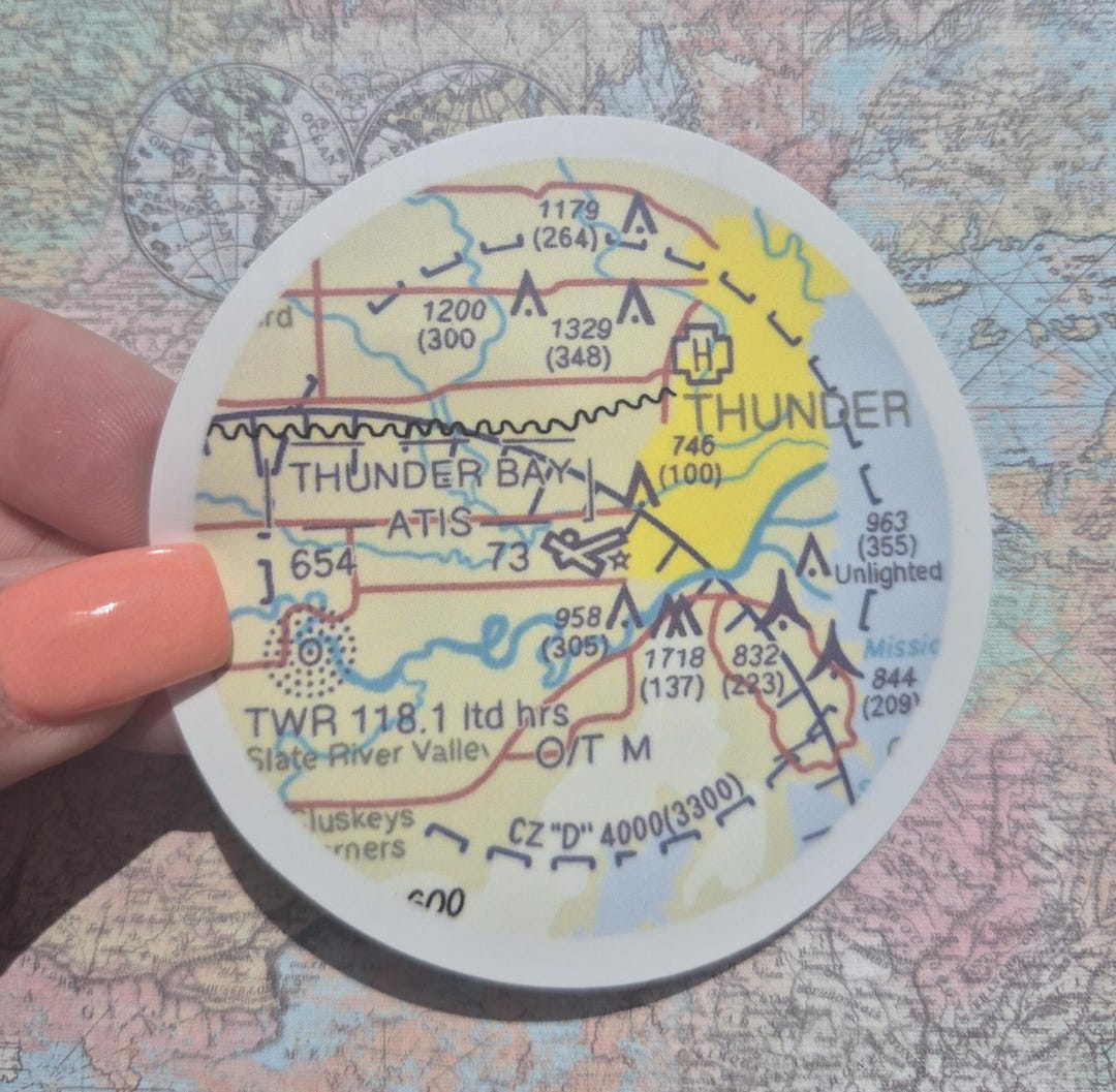 Custom VNC Chart Sticker - Etsy